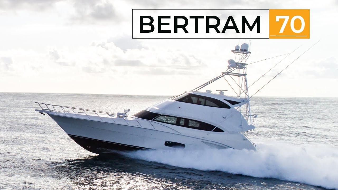 Bertram 700 Flybridge Convertible - Boat Promote Pro Package - YouTube
