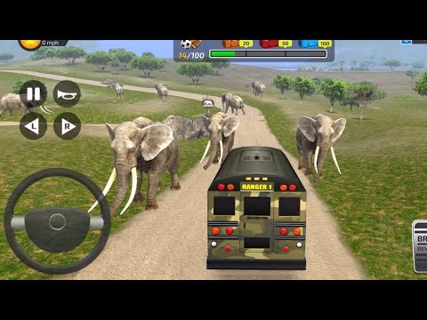 Wildlife Safari Mini Bus Driving Gameplay Modified Mini Bus Driving ...