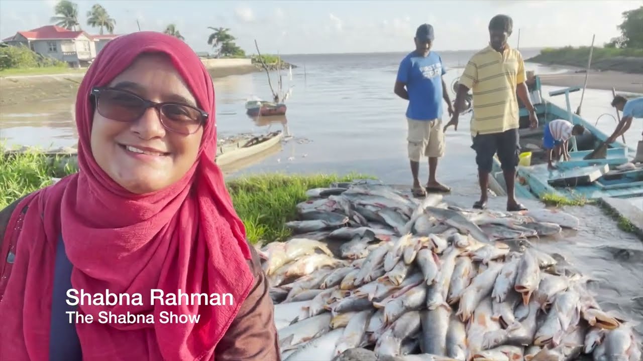 Buying fresh fish off the boat at Ruby - YouTube