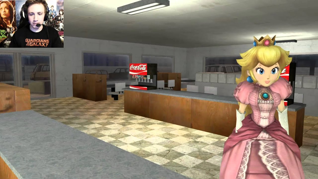 MARIO BROS. & PEACH IN MCDONALD'S! - Gmod Super Mario Bros. Mod (Garry ...