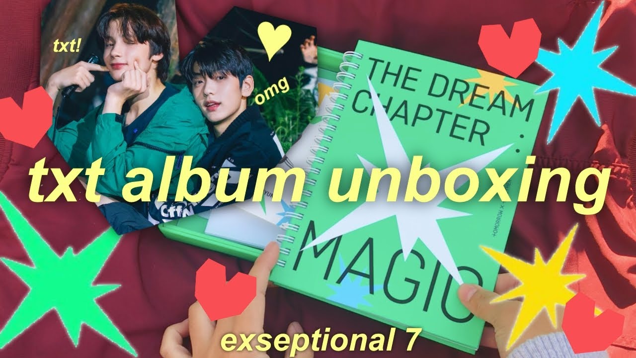 Unboxing TXT (투모로우바이투게더) The Dream Chapter: Magic Album | Sanctuary ...