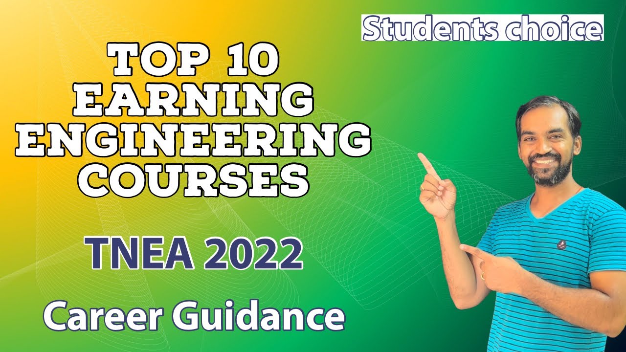 Top earning Engineering courses | TNEA 2022 - YouTube
