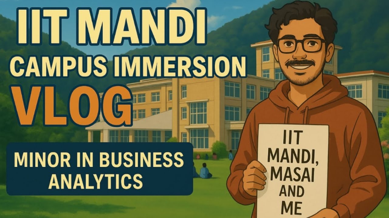 Inside IIT Mandi: 4-Day Campus Immersion VLOG | Business Analytics - YouTube