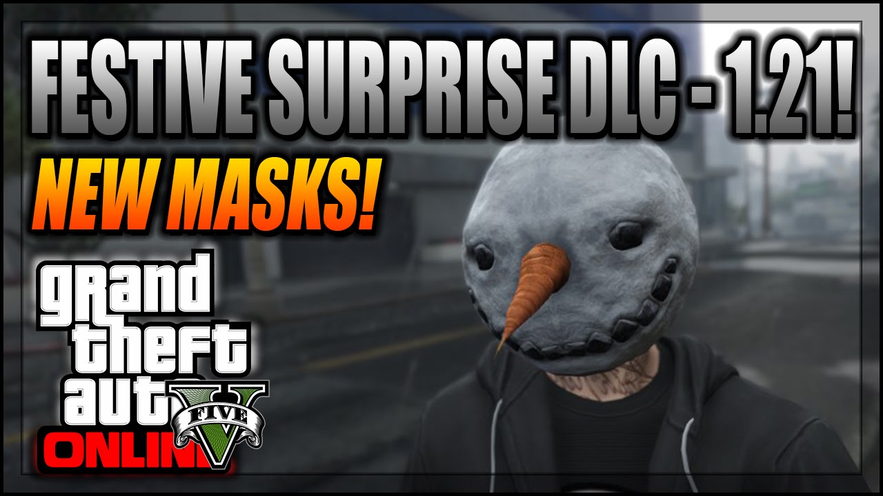 GTA 5 Online - New Festive Masks, Santa, Rudolph & More - Festive ...