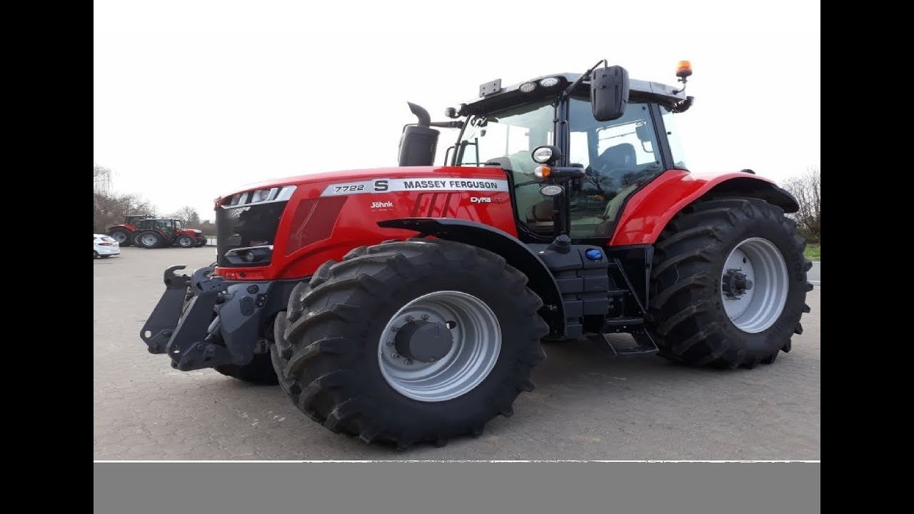 Трактор Massey Ferguson 7722 Dyna 6. Видеосюжет. Tractor Massey ...