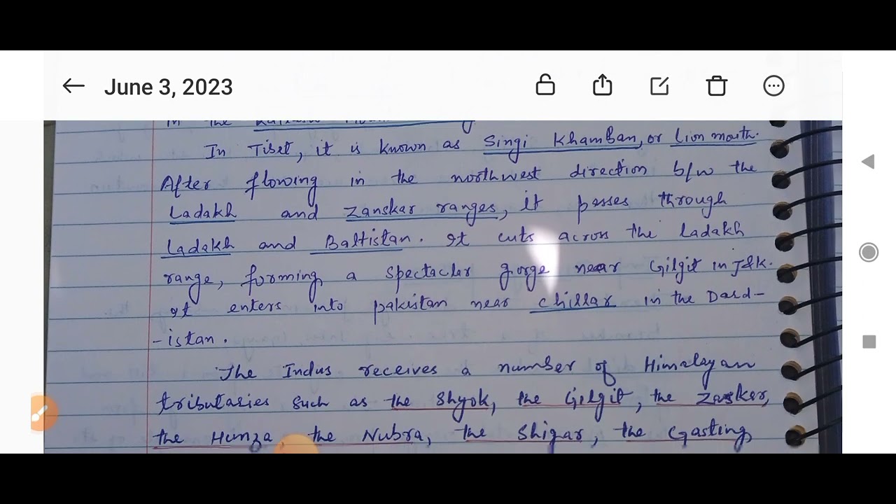 Indian Rivers System lecture 1(indus Rivers with map); Jkssb exam; EPFO ...