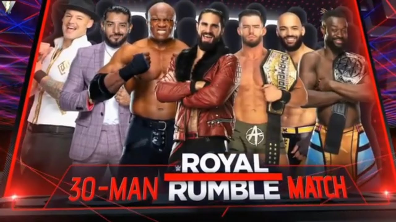 WWE 30-Man Royal Rumble Match Official Match Card 2023 - YouTube
