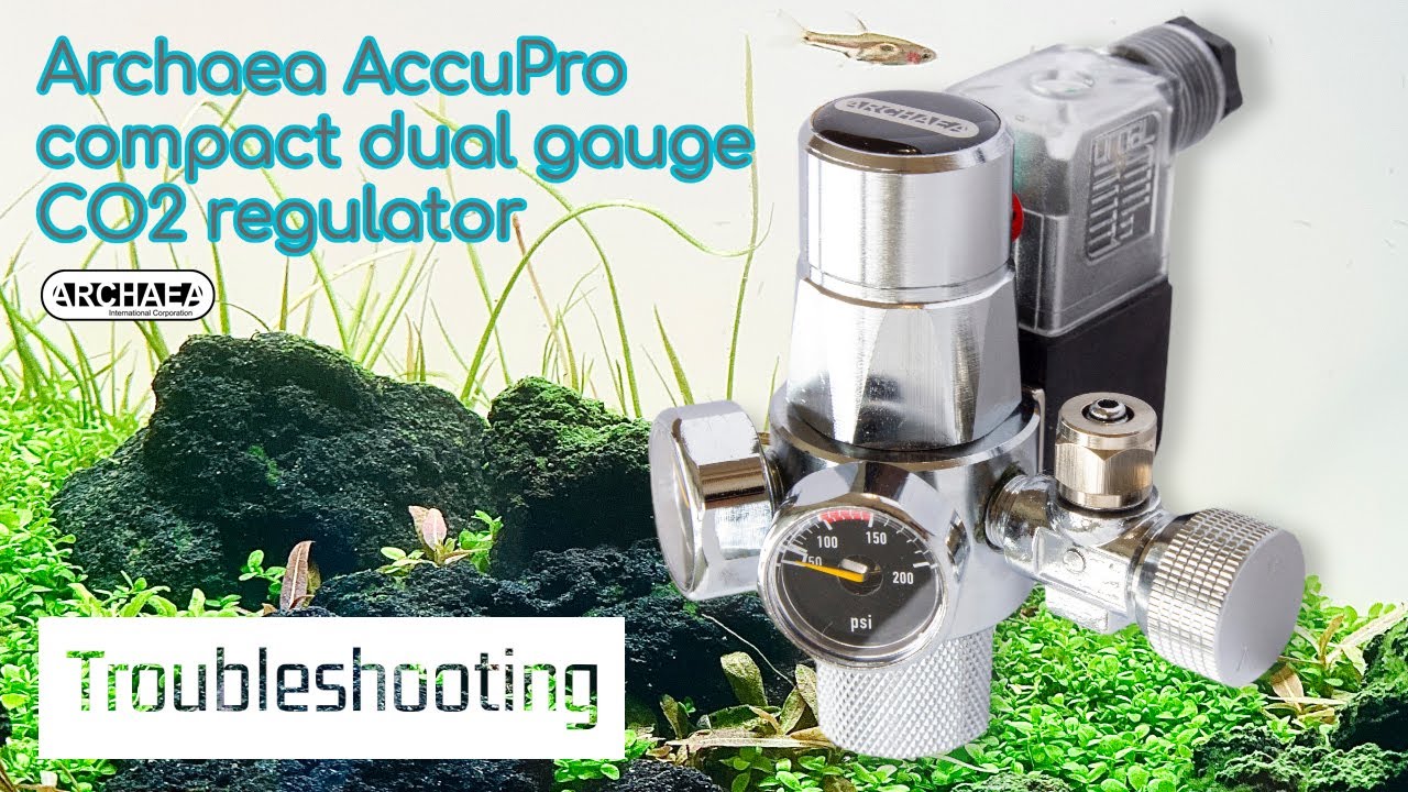 Troubleshooting video for the Archaea AccuPRO compact dual gauge CO2 ...
