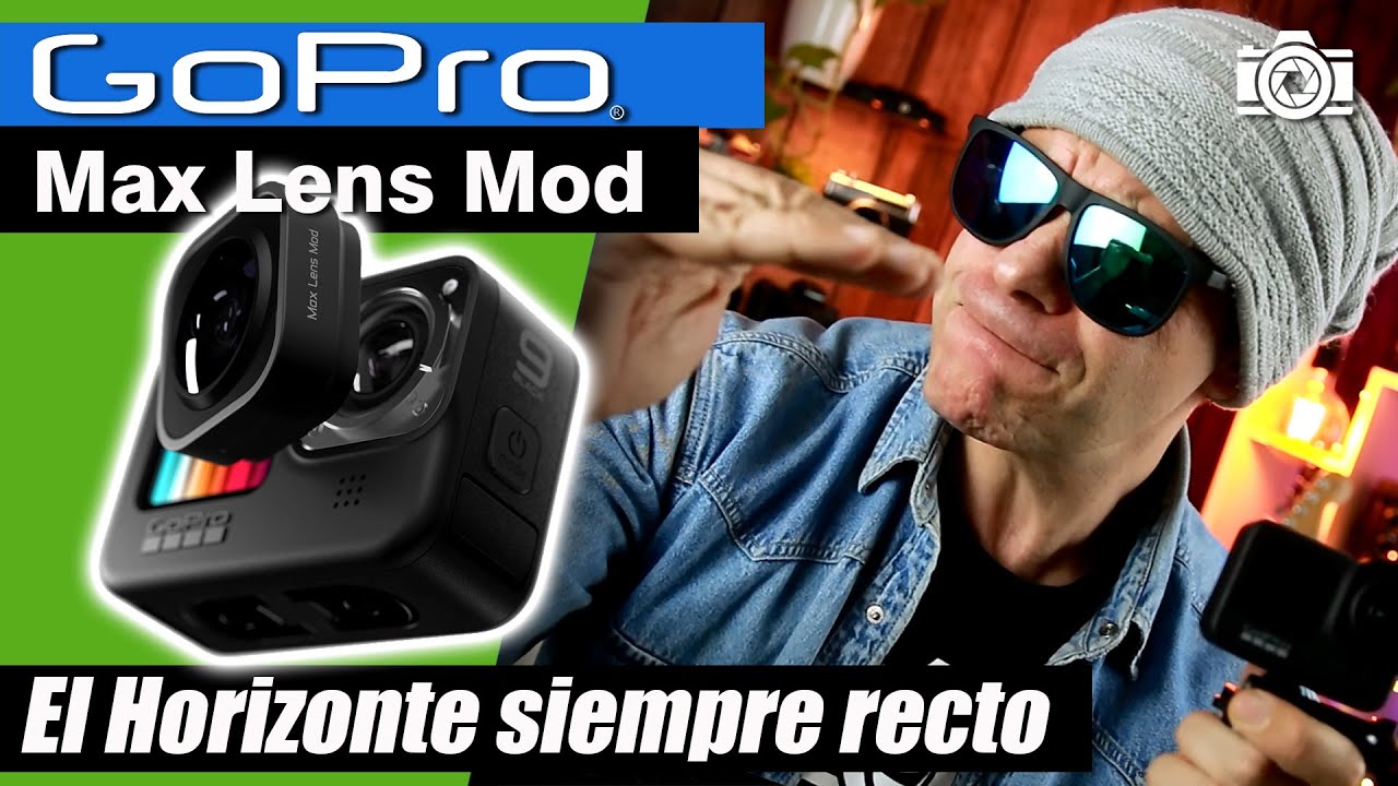Max Lens Mod un lente que hace magia para la go pro 9 black - YouTube