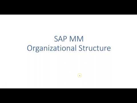 1.3 SAP MM organizational structure (Free & Full Course) - YouTube