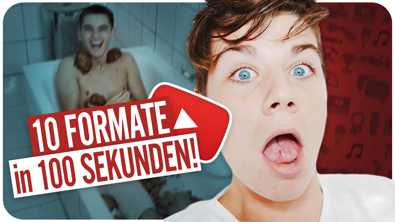10 YOUTUBE FORMATE in 100 SEKUNDEN! - YouTube
