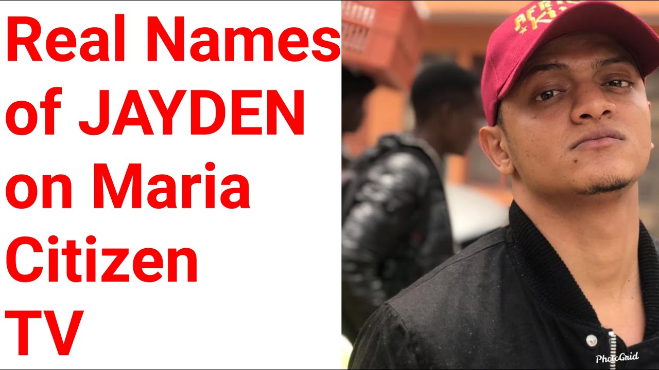 REAL NAMES OF JAYDEN AND ADORABLE PHOTOS ON MARIA CITIZEN TV - YouTube