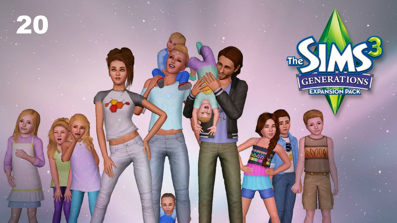 Sims 3 Generations Part 20: Love Interest & Triplets :D - YouTube