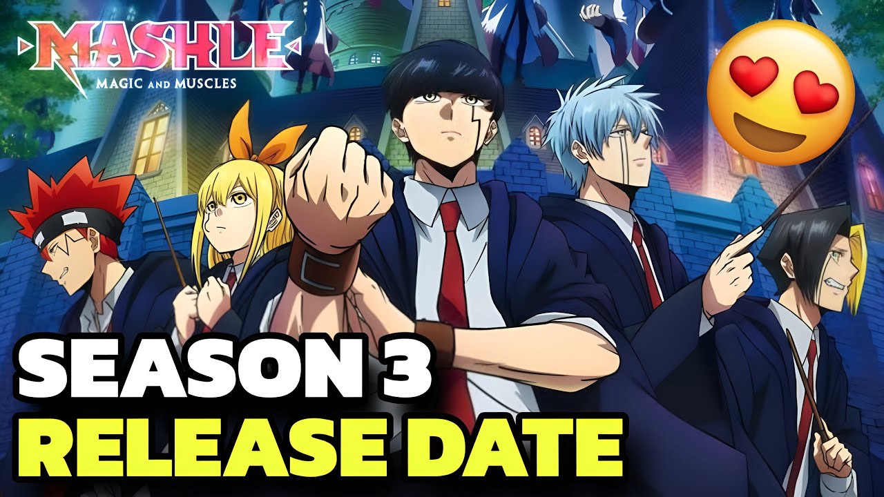 Mashle Magic And Muscles Season 3 Release Date Confirmed! Mashle Magic ...