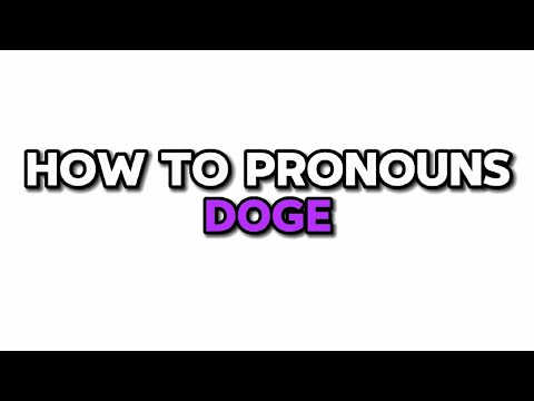 How to pronounce DOGE | Pronounce Doge in English - YouTube