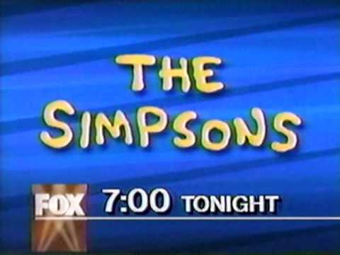 1995 Fox The Simpsons Promo