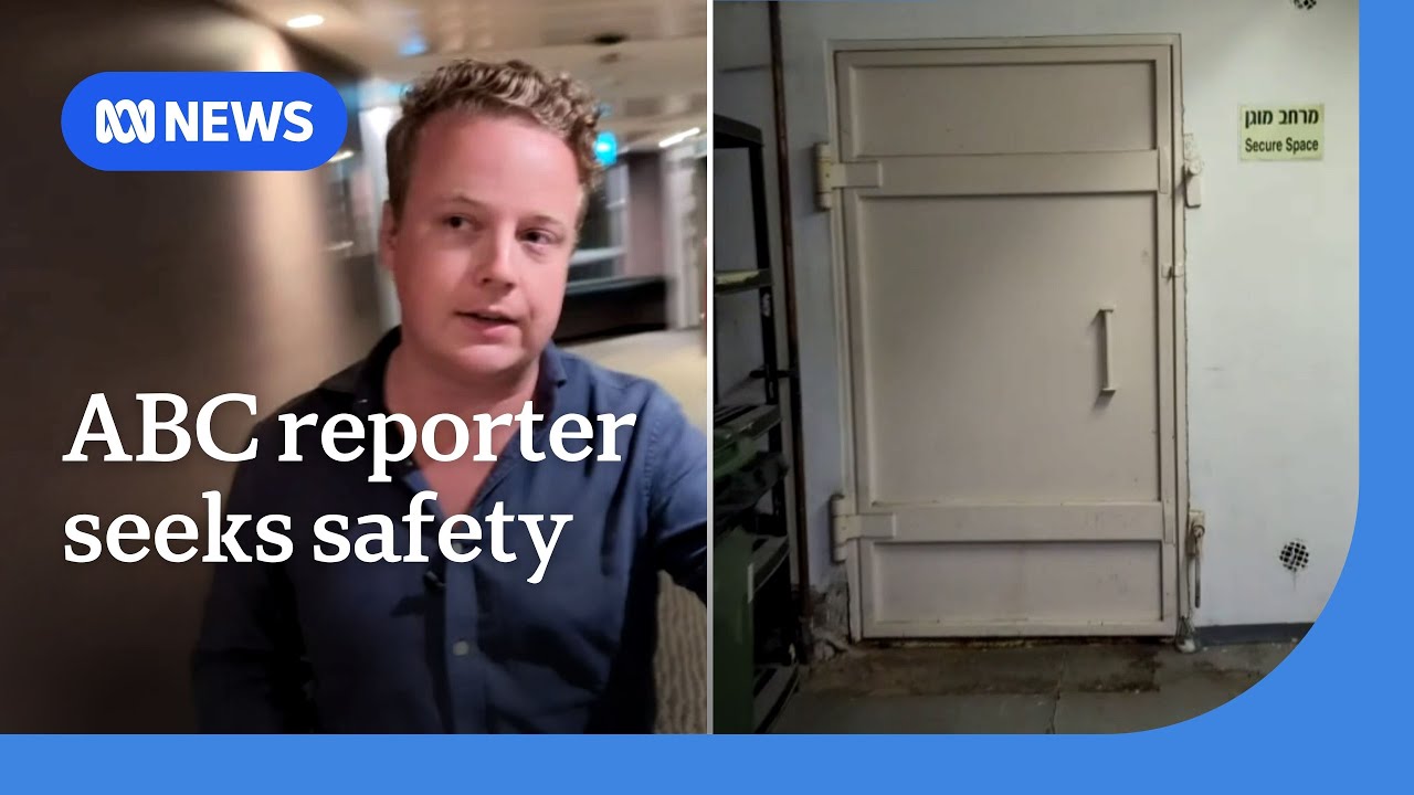 ABC's Matthew Doran seeks shelter in Tel Aviv as sirens blare | ABC ...