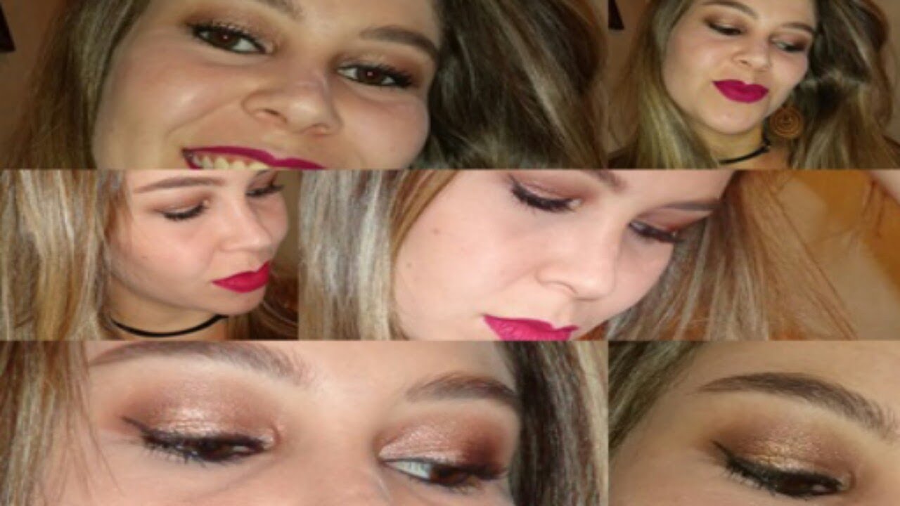 Tutorial de maquiagem simples completa - YouTube
