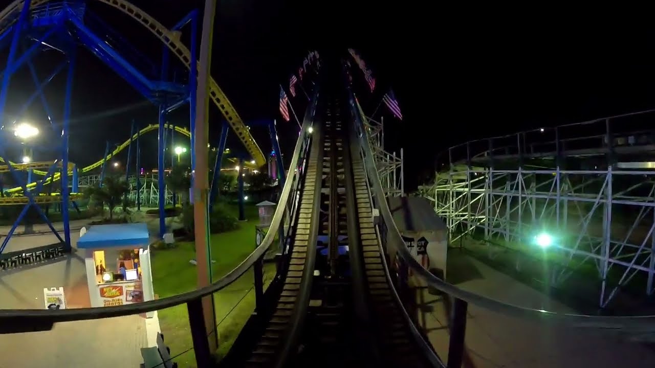 White Lightning - Front Row (Onride) Video - Funspot Orlando - YouTube