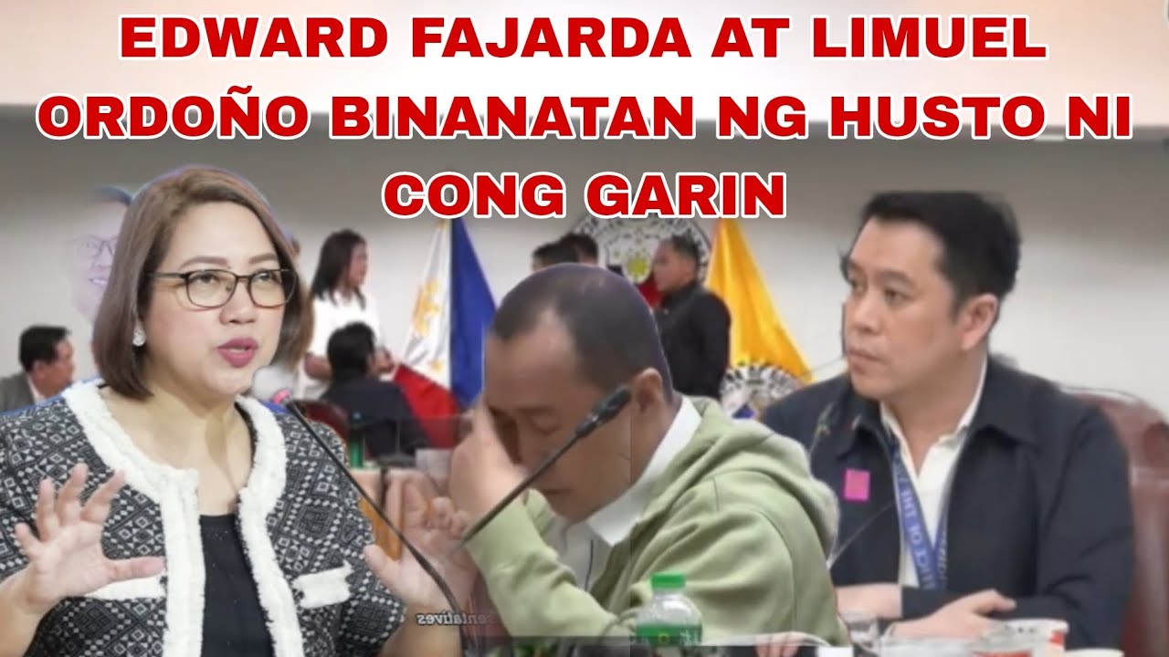 EDWARD FAJARDA AT LIMUEL ORDOÑO WALANG LUSOT KAY CONG GARIN - YouTube