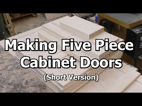 Making Five Piece Cabinet Doors (Short Version) # 331 - YouTube