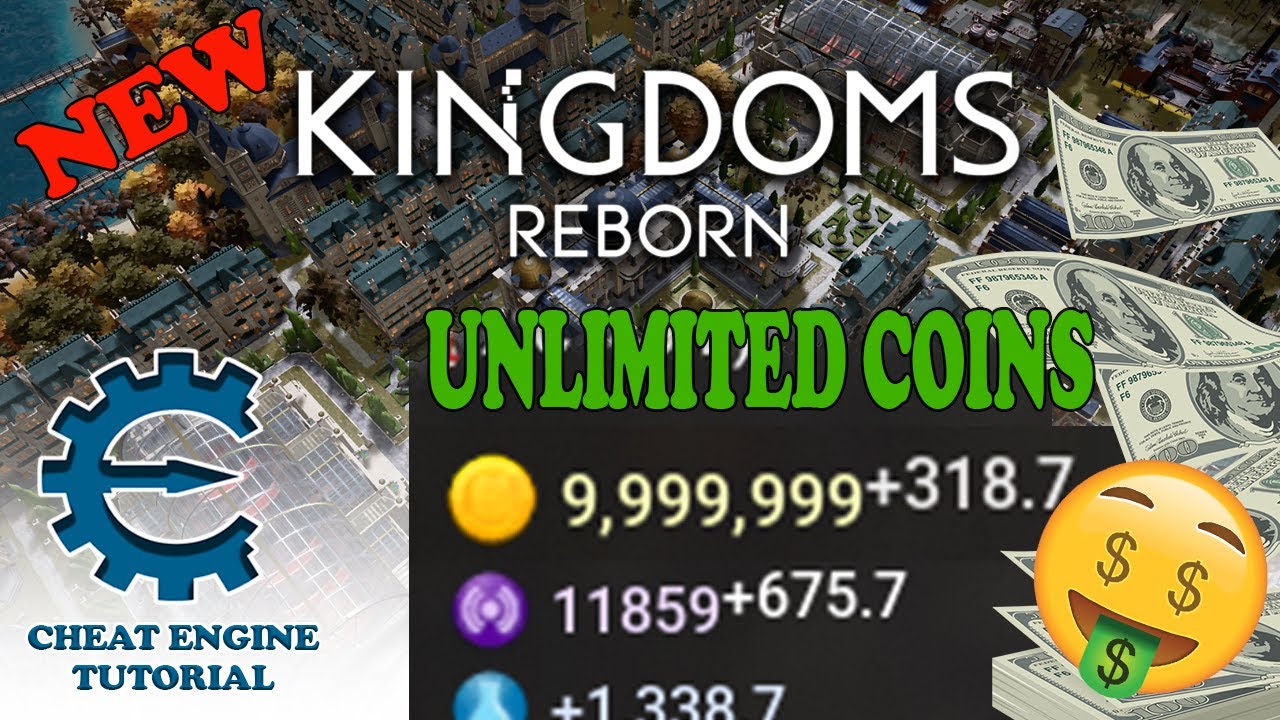Kingdoms Reborn - How to add Unlimited Money using Cheat Engine - Two ...