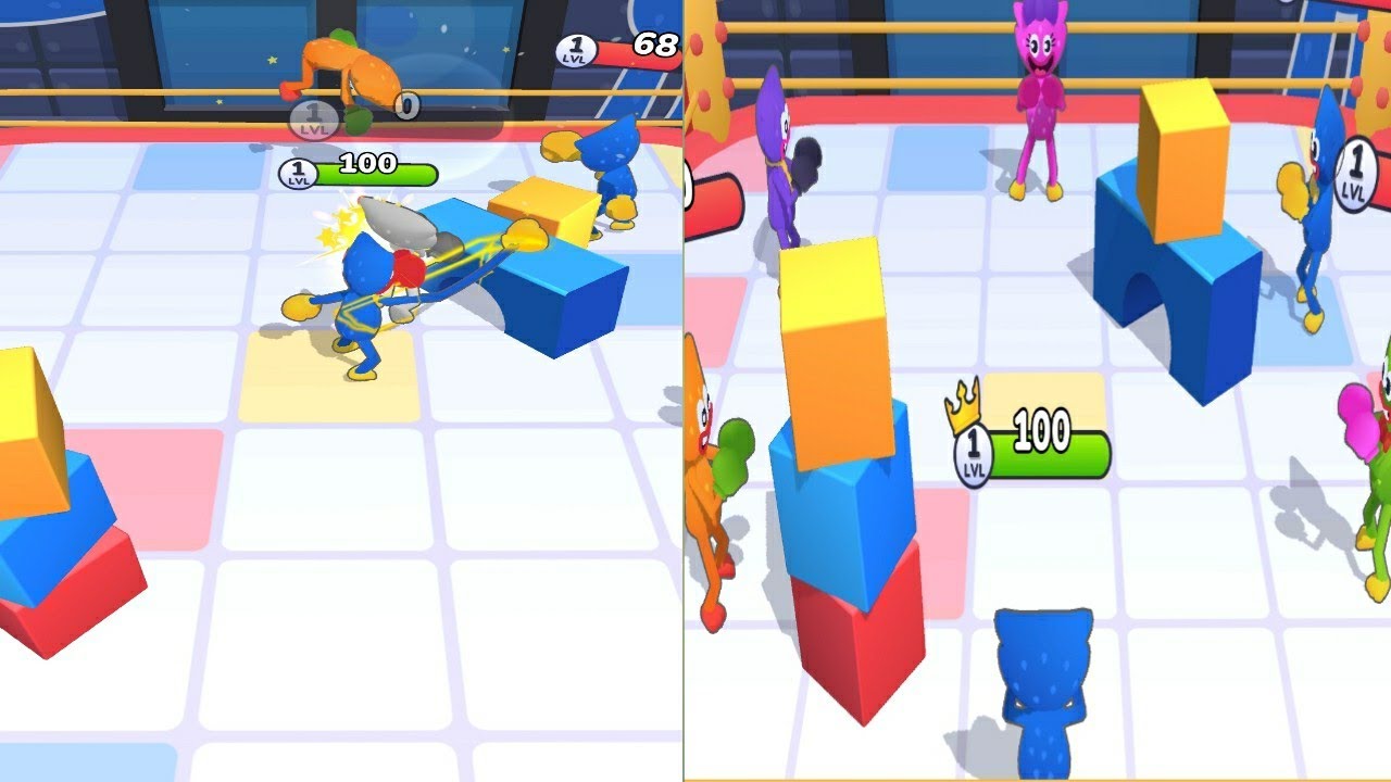 Poppy Punch Max LEVEL 🌈🌆 Gameplay All Levels Walkthrough iOS, Android ...