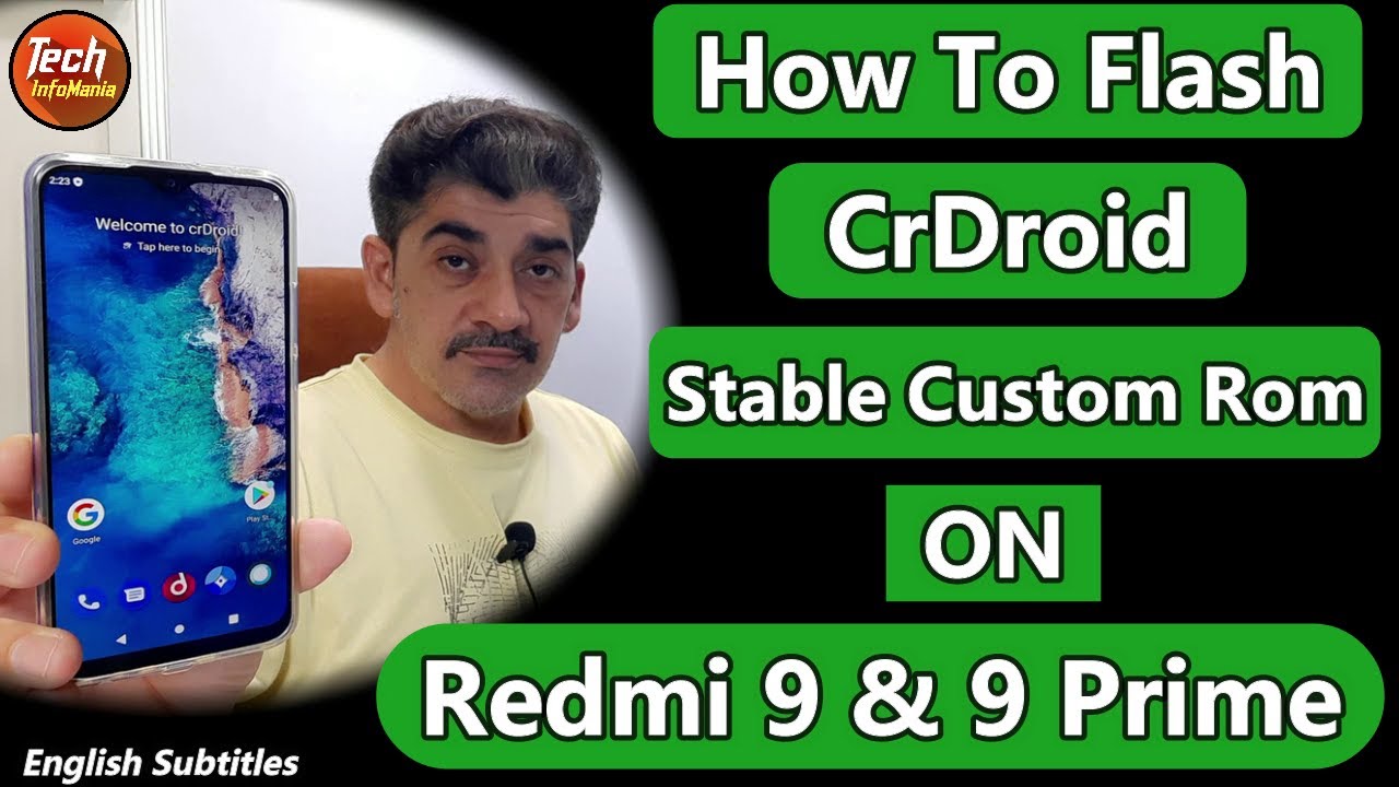 Flash CrDroid custom rom on Redmi 9 And Redmi 9 Prime - YouTube