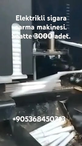 SAATTE 3000 ADET. ELEKTRİKLİ SİGARA SARMA MAKİNESİ. # ...