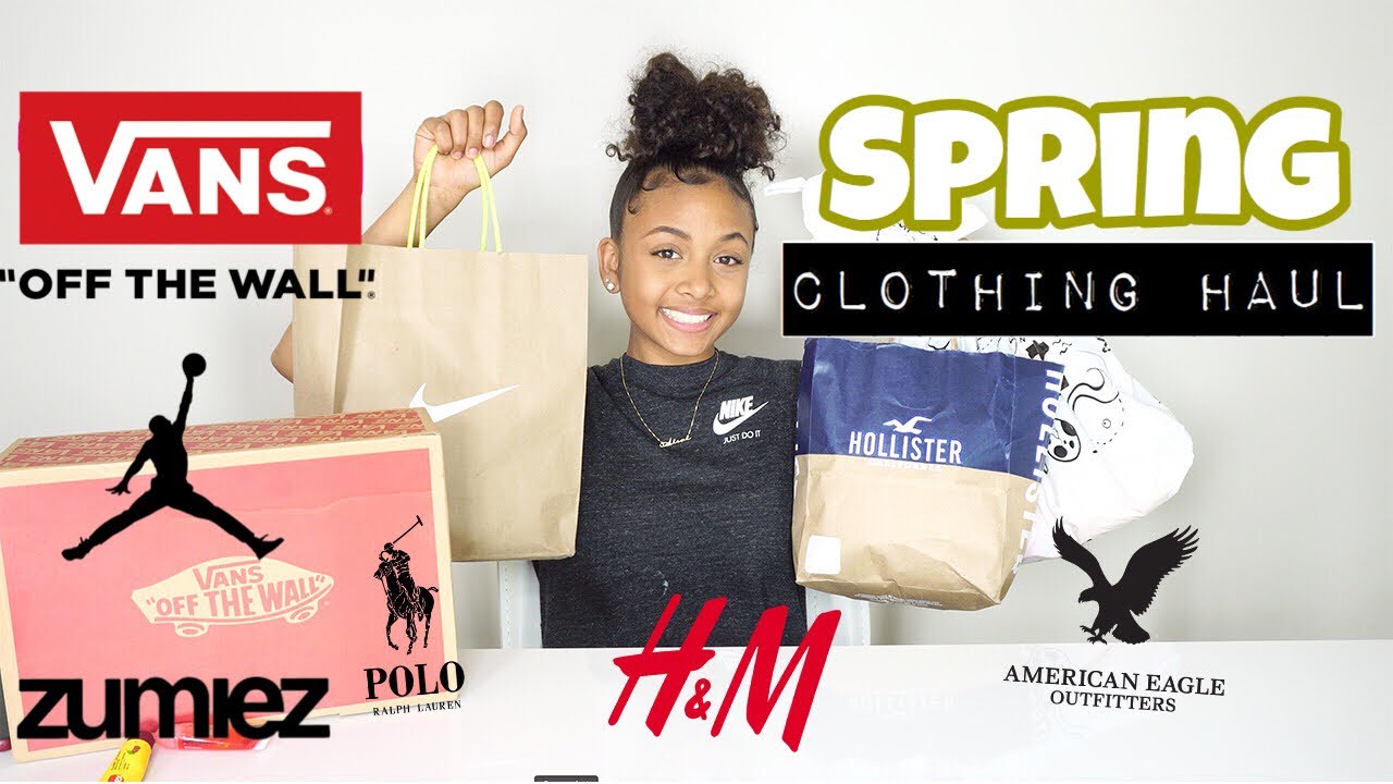 Huge Spring Clothing Try On Haul 2019 | LexiVee03 - YouTube