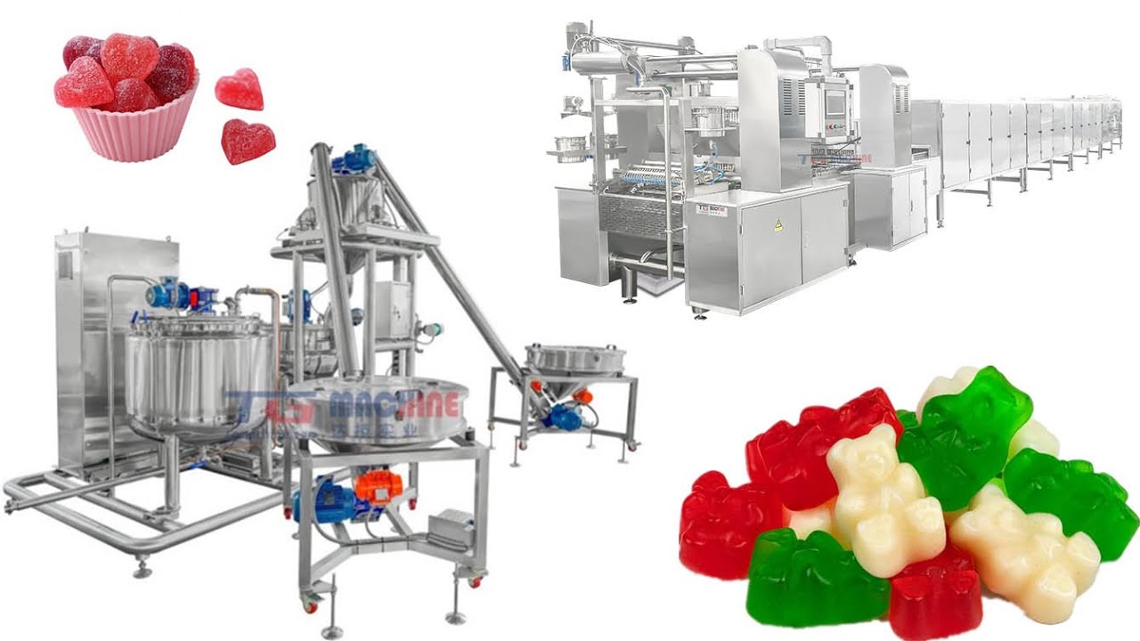 Introduction of GD300 gummy production line with weighing cooking ...