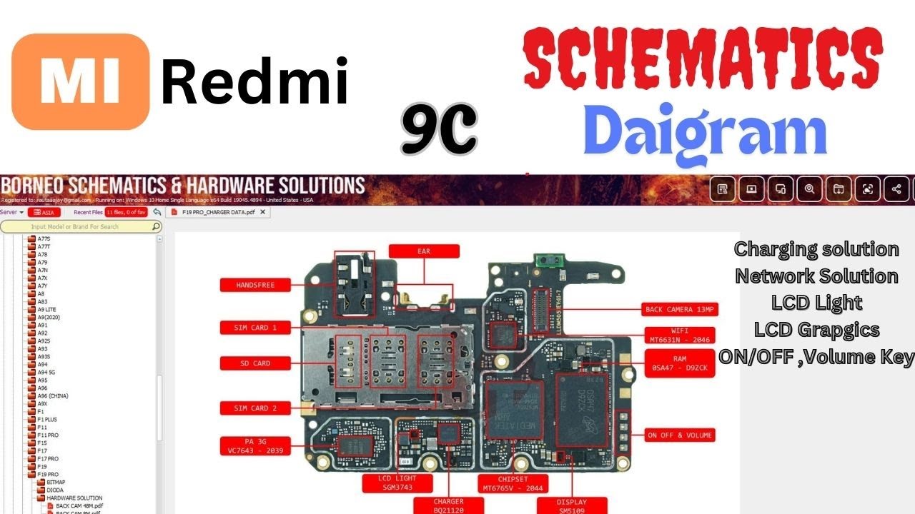 Redmi 9C Circuit Schematic Explained - How It Works | Redmi 9C ...