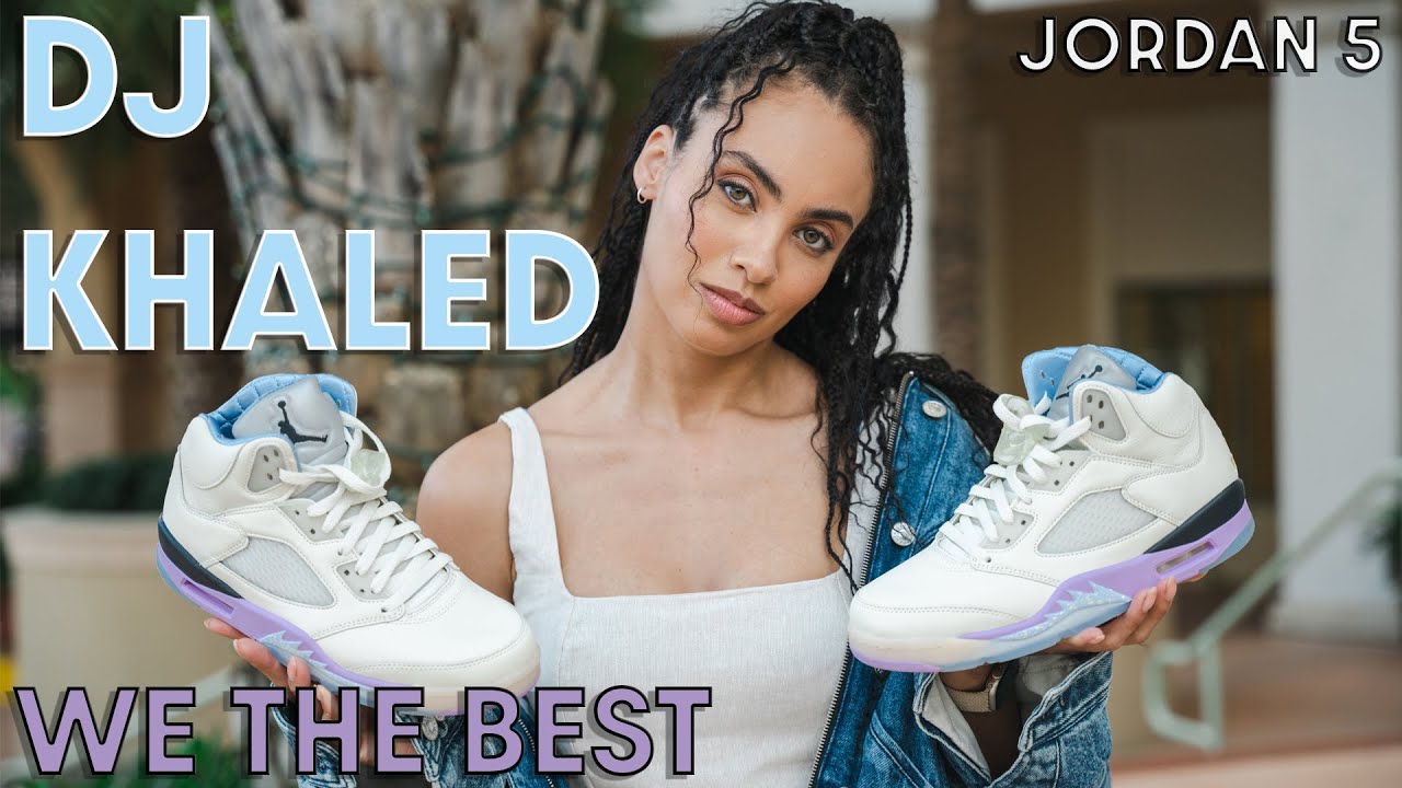 Is NOW the time to wear these? DJ KHALED JORDAN 5 We the Best On Foot ...