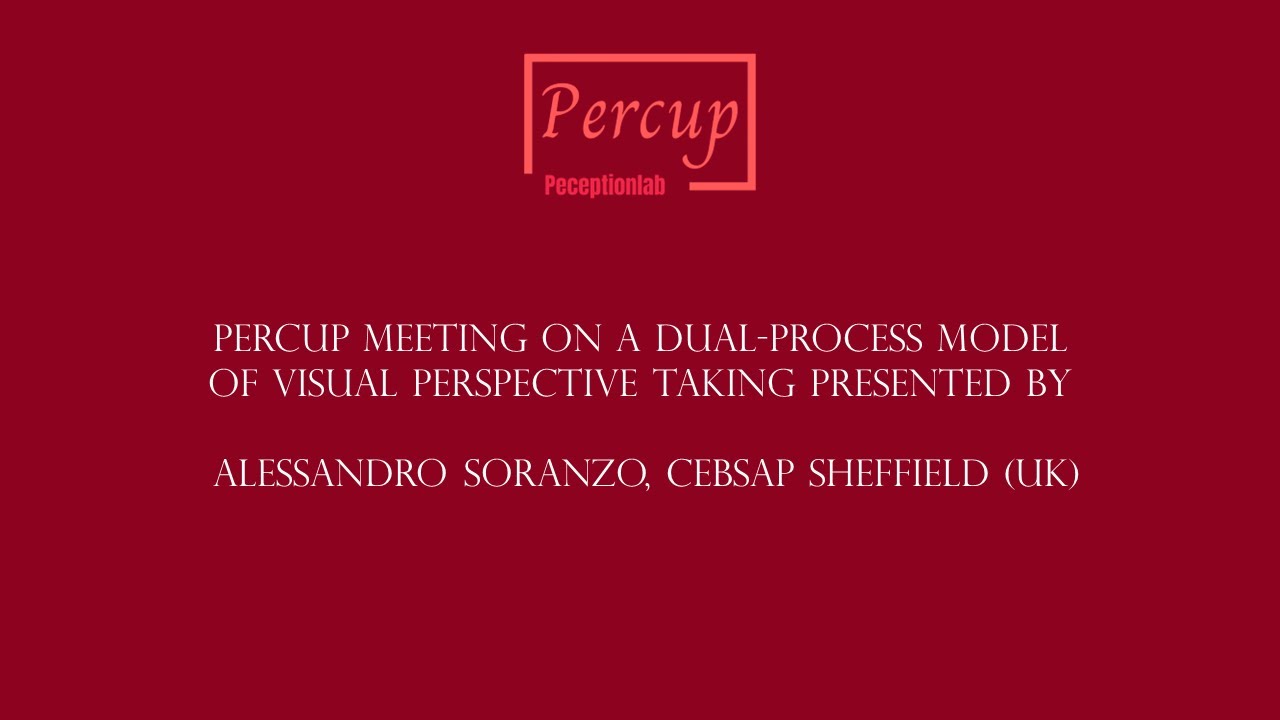 A dual-process model of visual perspective taking - YouTube