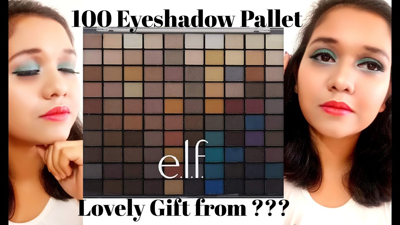 e.l.f. 100 Color Eyeshadow Pallet | Review + Demo | Anindita Banerjee ...