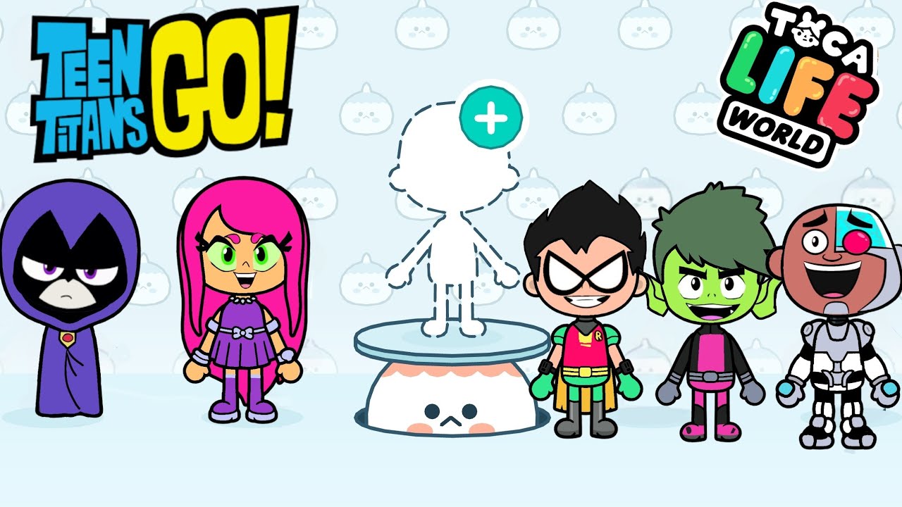 Teen Titans GO in Toca Boca | Toca life world - YouTube
