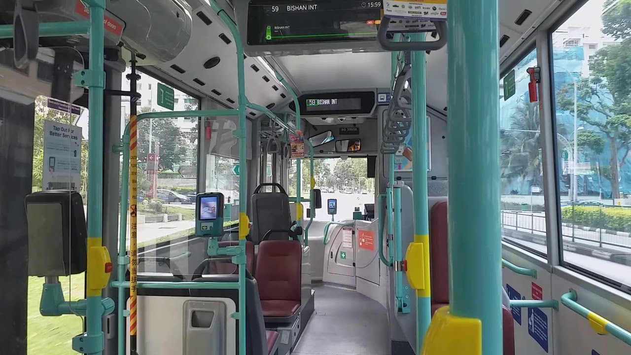 SBS Transit Full Journey: Ride Onboard [SG3005E] On Service 59 ...
