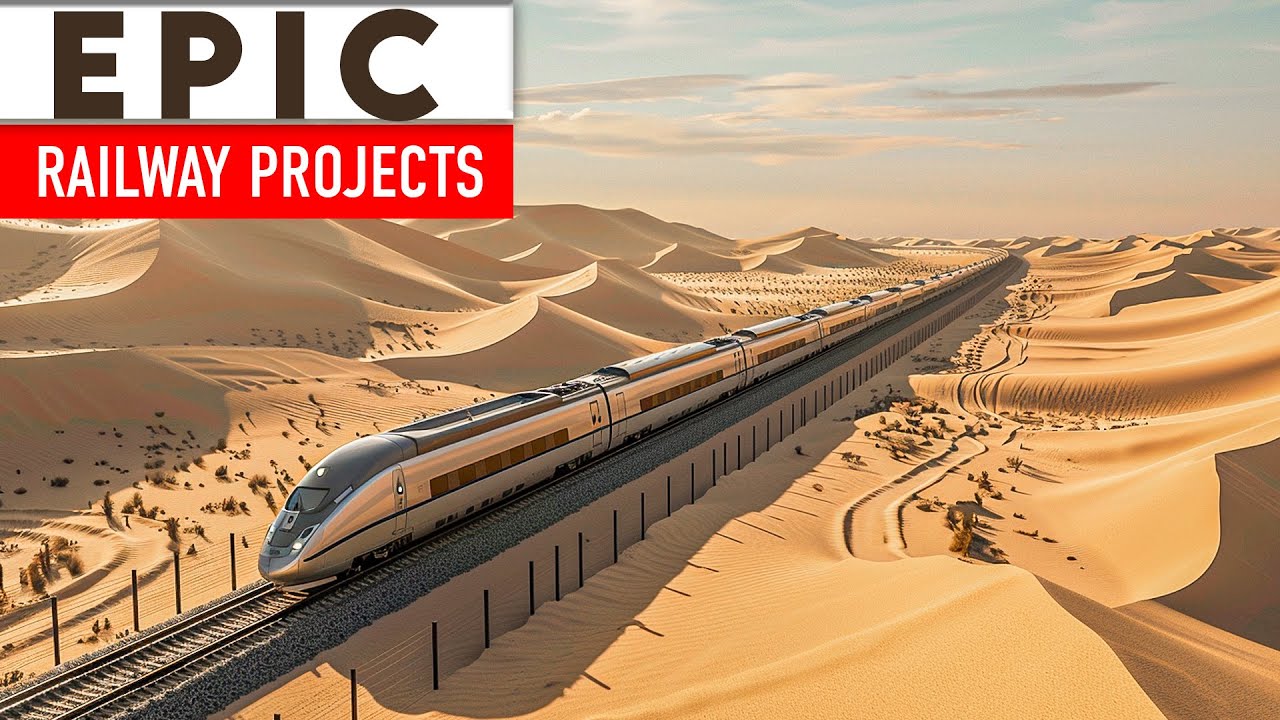 World's Largest Railway Construction Projects - YouTube