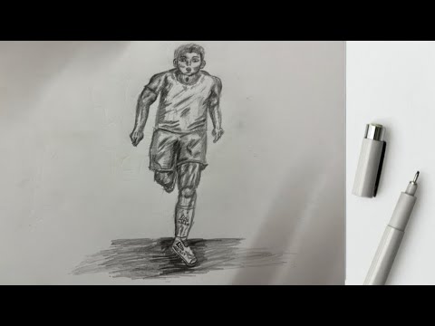 How to Draw a Running Figure || How to Draw People Running - YouTube