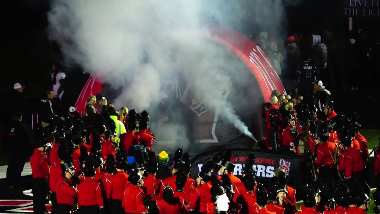 Muskego High School Football Team Entrance (2018-11-02) - YouTube