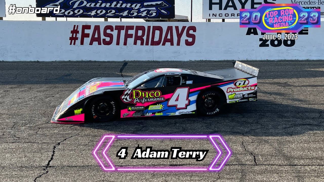 June 9, 2023 | Adam Terry In-Car Camera | Outlaw Late Model Intimidator ...