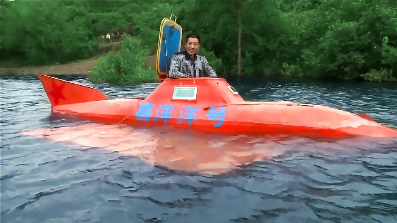 This Man Built A Single Seat DIY Submarine From A Scratch - YouTube