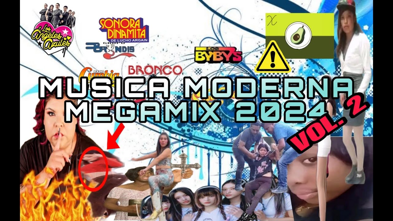música moderna megamix dj set VOL.2 2024 mix gruperas curcuiteras ...