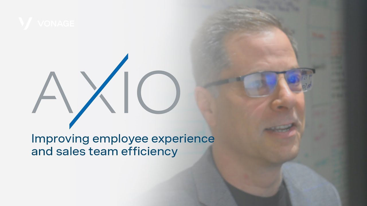 Axio Financial taps Vonage to make sales teams more efficient - YouTube