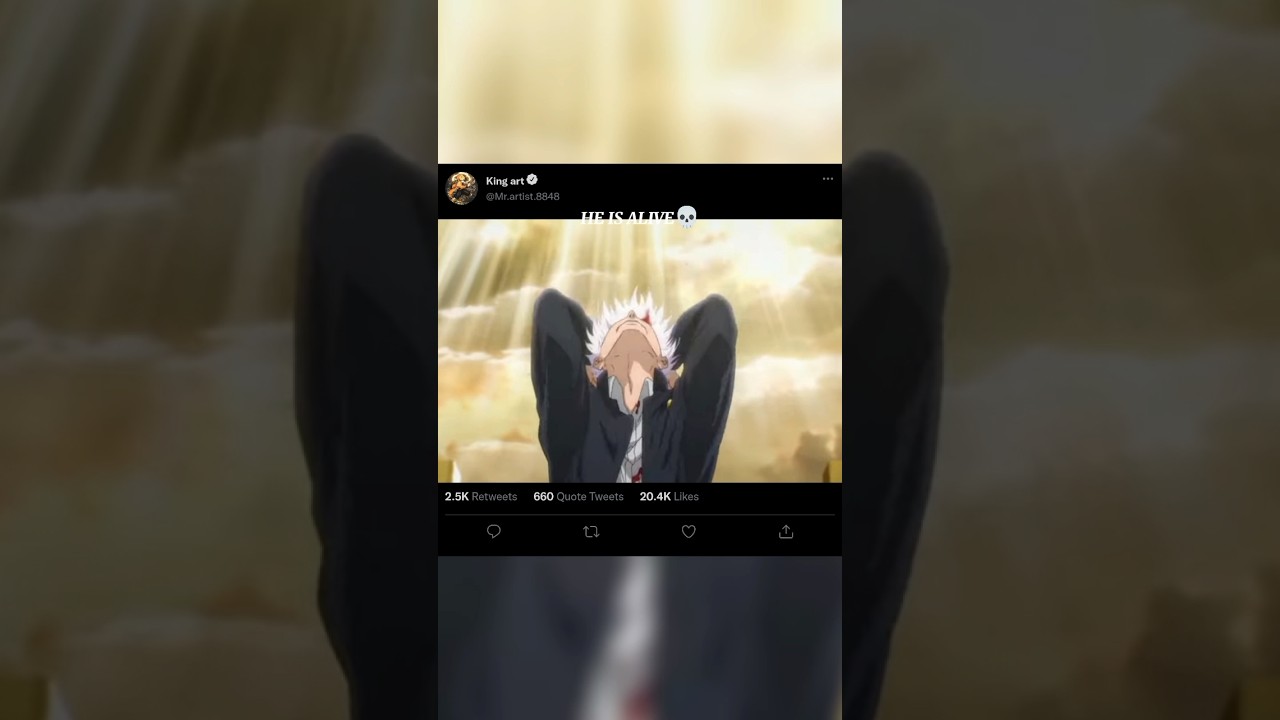 But he is alive gojo vs toji#shorts#anime#gojo#toji#shortsfeed #anime ...