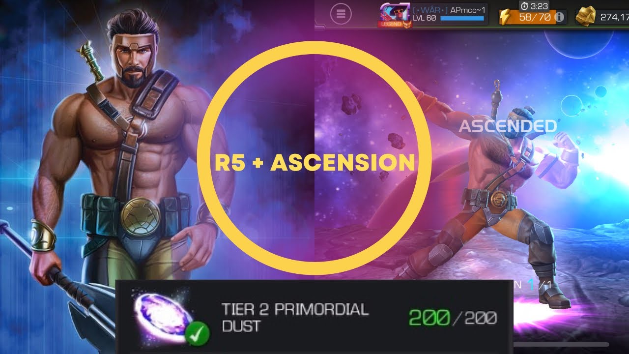 First 6 Star Ascension - Hercules l Ascended Herc is a beast | MCOC ...