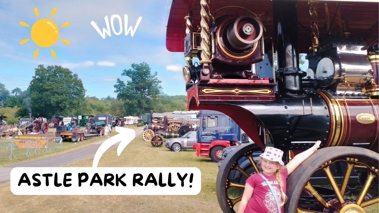 Astle Park Traction Engine Rally 2024: Vintage Fun in the Sun! - YouTube