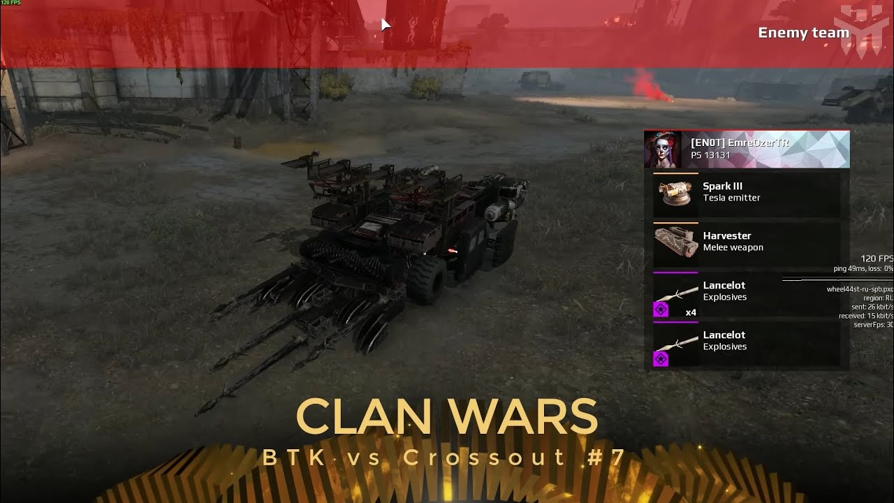 Crossout Clan Wars - BTK vs Crossout #7 - YouTube