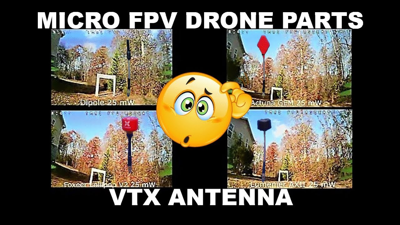 MICRO FPV DRONE PARTS - VTX ANTENNA - YouTube