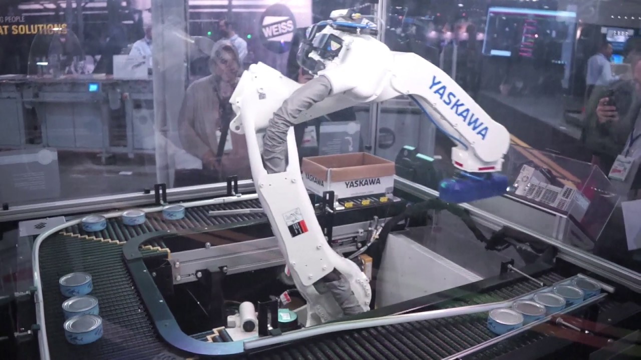 Eternal packaging robot - YouTube